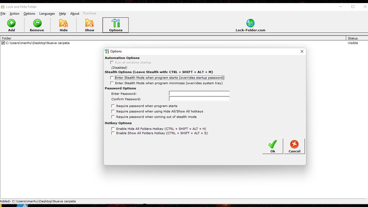 Las mejores apps para ocultar carpetas en Windows
