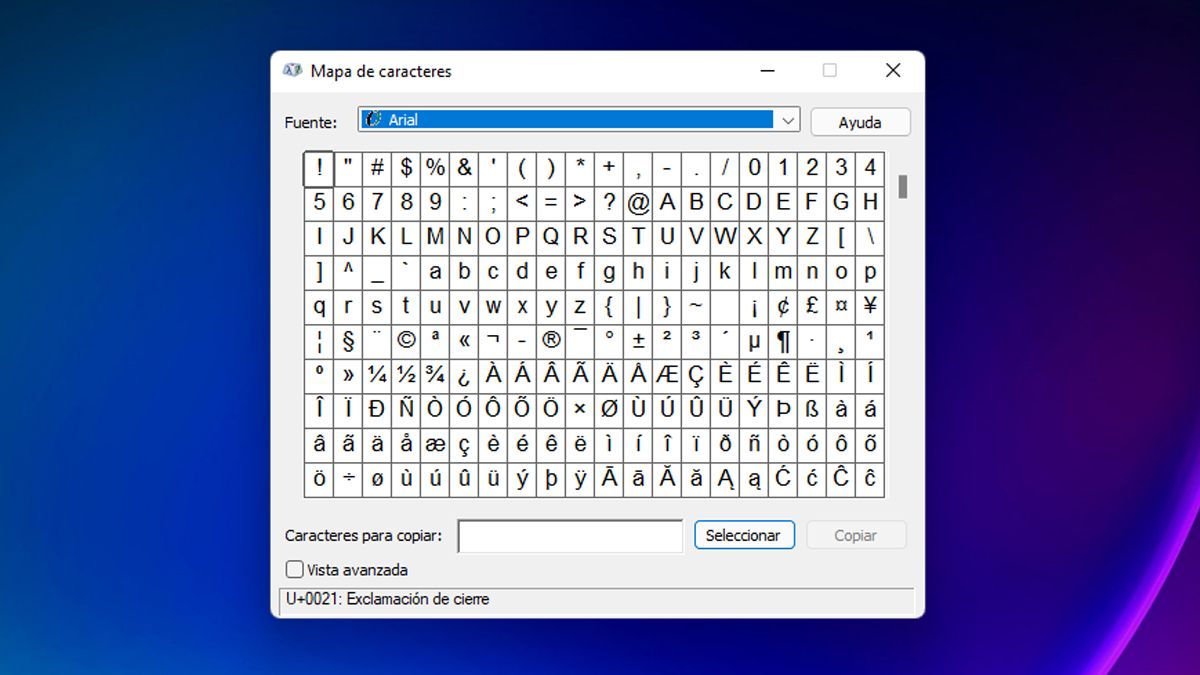 Así puedes escribir caracteres especiales en Windows 11