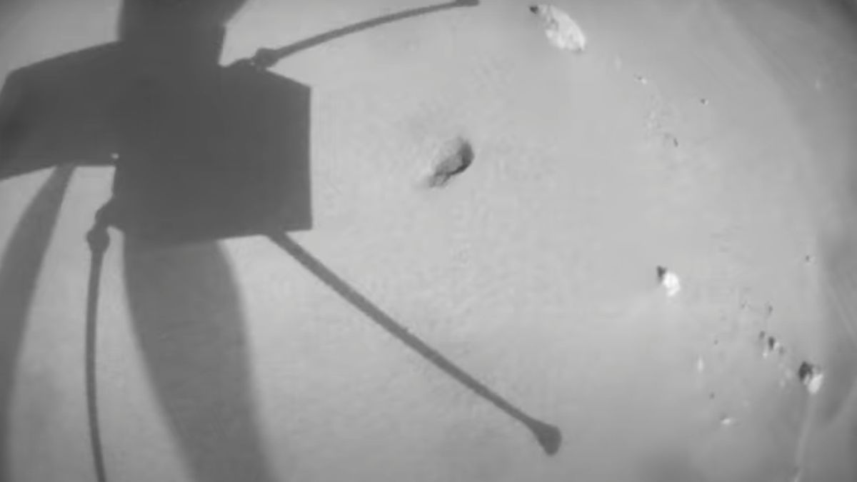 Un video muestra cómo el helicóptero Ingenuity de Marte recorre en 3 ...