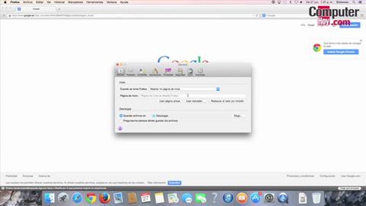 Cómo cambiar tu página de inicio en Safari, Firefox y Chrome