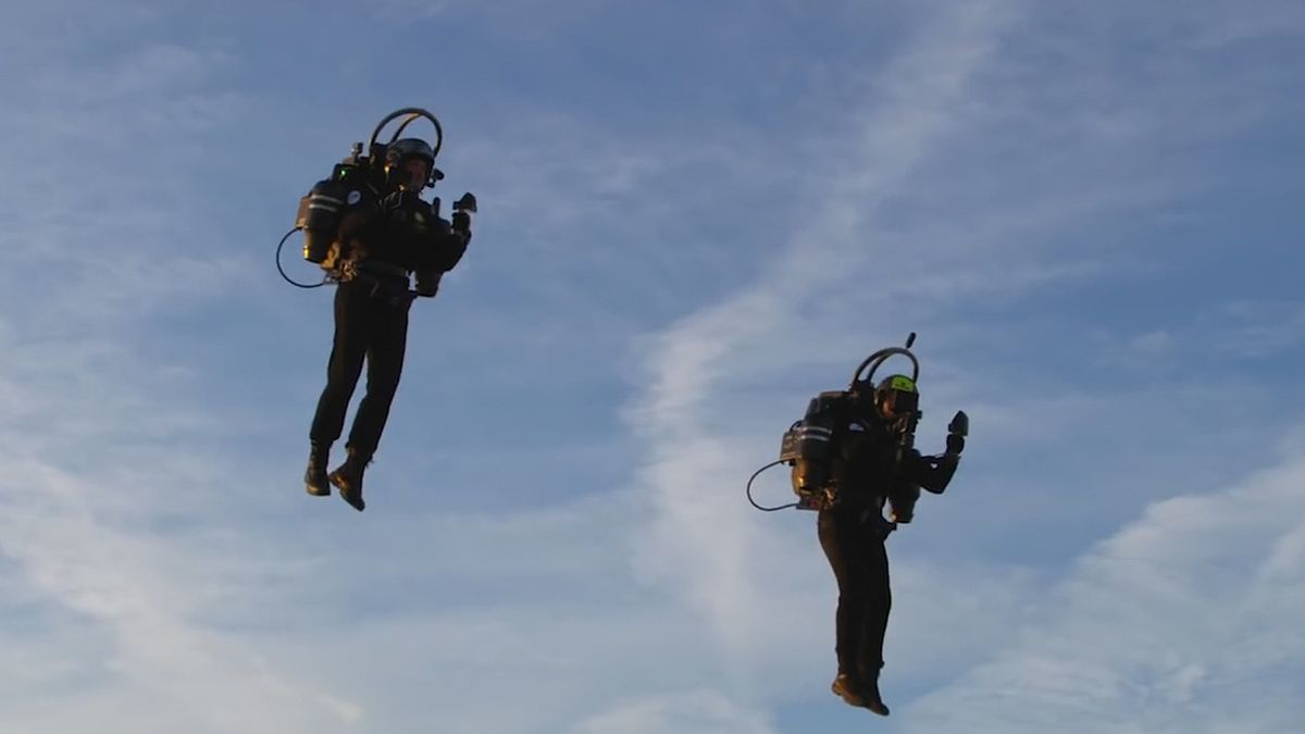 Esta es la primera carrera de jetpacks de la historia