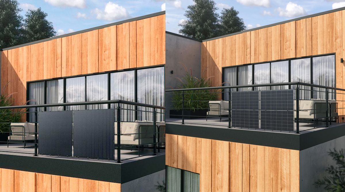 Estas placas solares para tu balcón te darán electricidad ilimitada ...