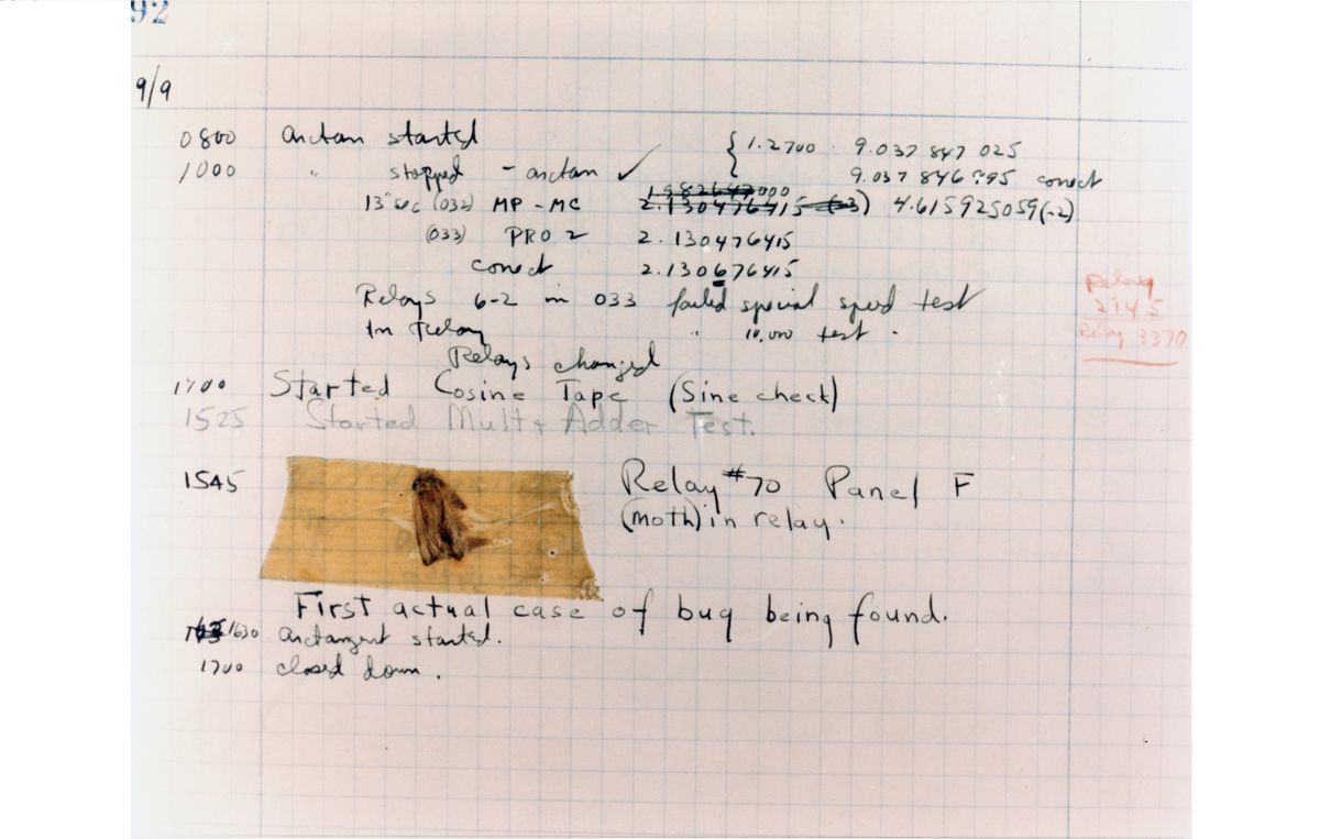 Hace 75 años que se utilizó por primera vez el término bug en tecnología