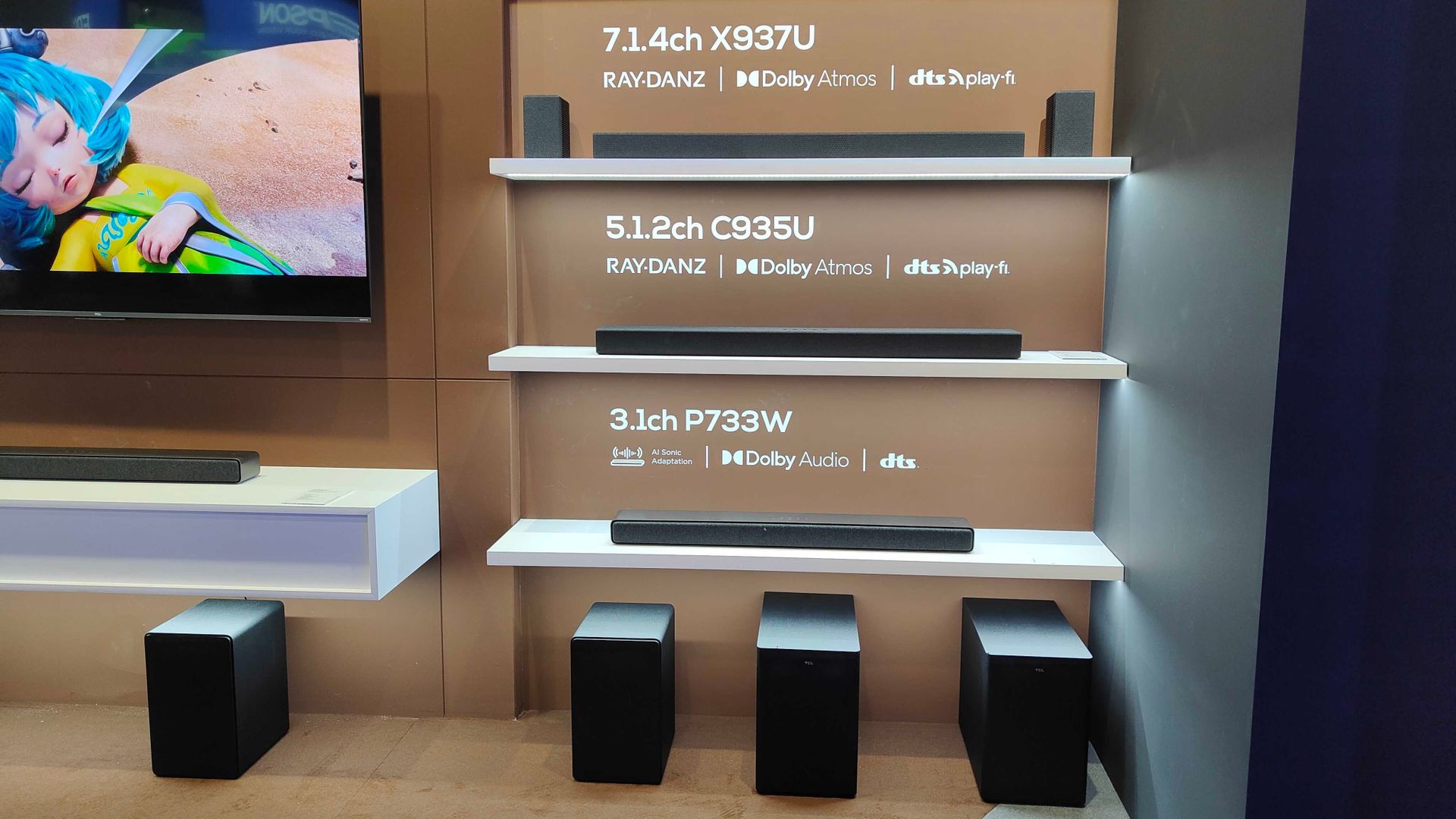 TCL RAY DANZ X937U: así es la nueva barra de sonido con tecnología Dolby Atmos, DTS:X y 7.1 canales