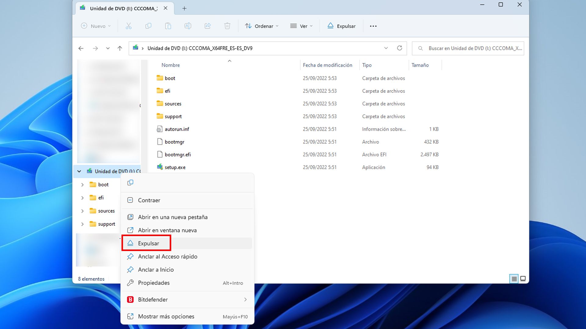 Cómo montar una imagen ISO en Windows sin necesidad de aplicaciones