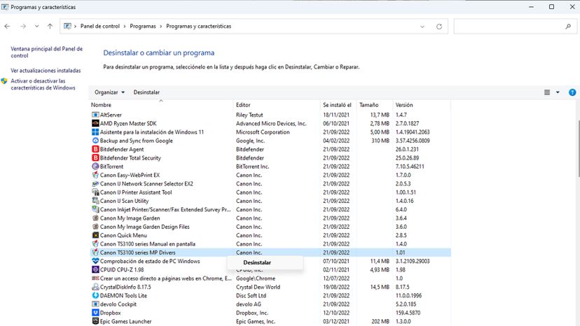 Cómo desinstalar fácilmente drivers en Windows 11