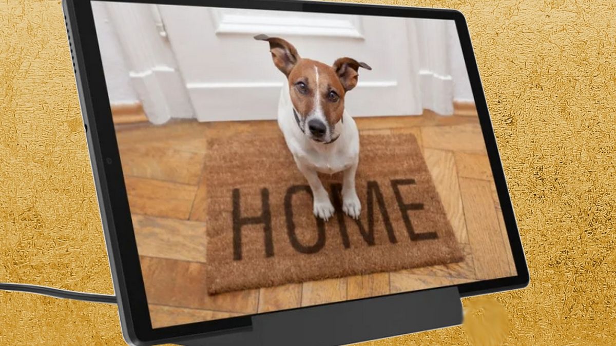 Esta tablet de 10" de Lenovo se convierte en un marco digital y altavoz ...