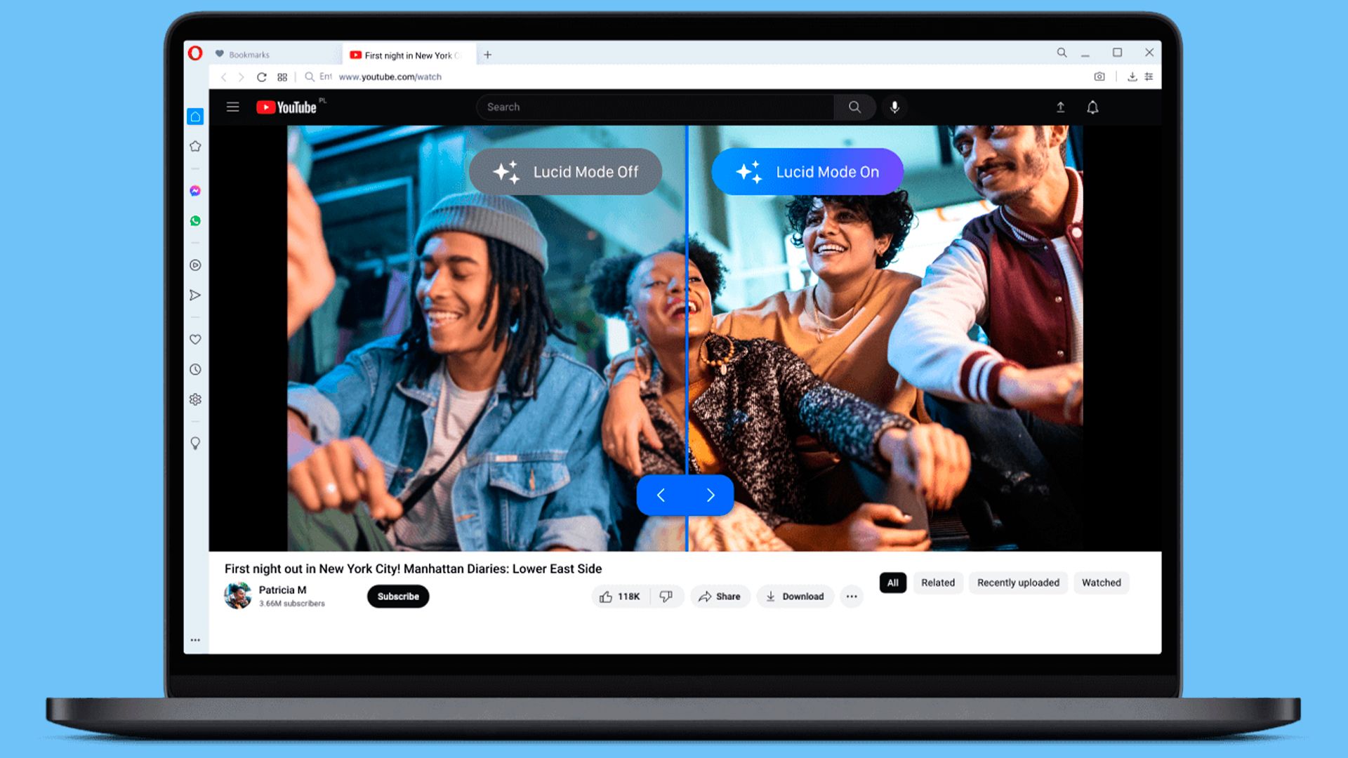 Lucid Mode: la funcionalidad de Opera para mejorar imágenes y vídeos