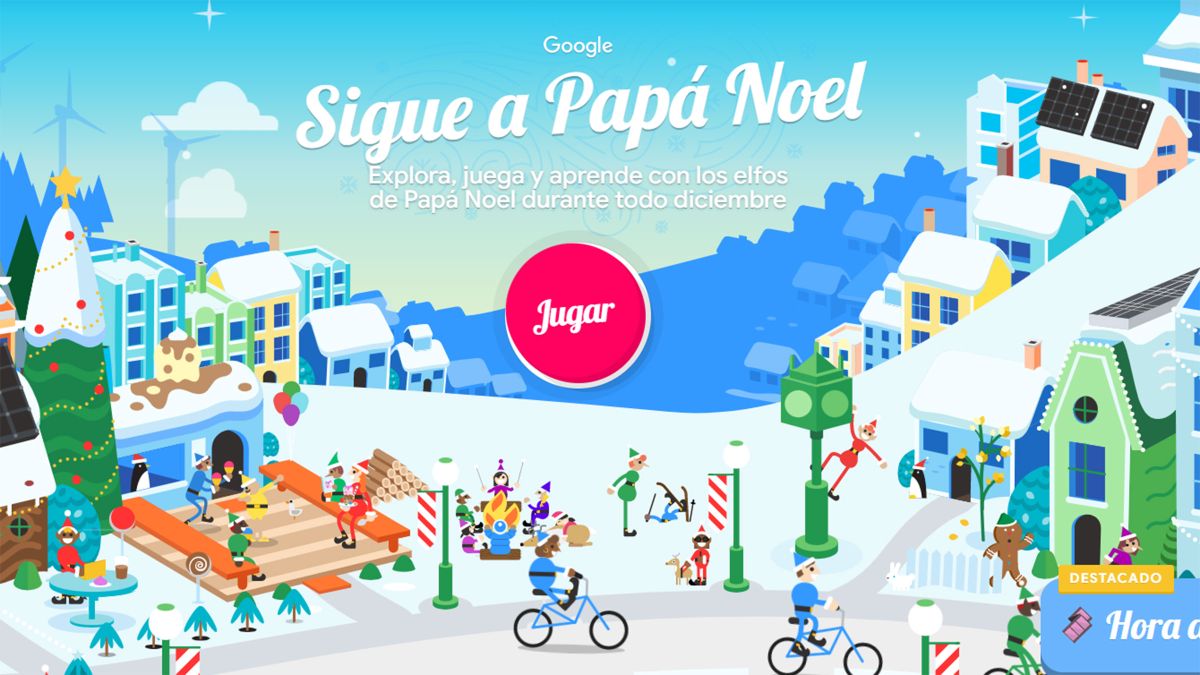 Google lanza su clásico rastreador de Papá Noel para que sepas cuando llega a tu casa