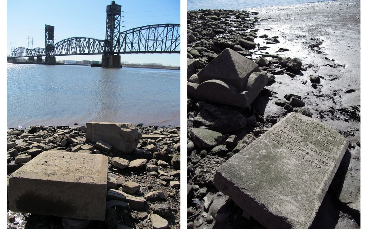 Delaware, el río de las 20.000 lápidas