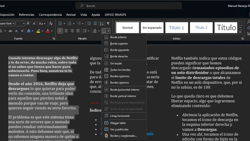 Cómo crear un tríptico en Word