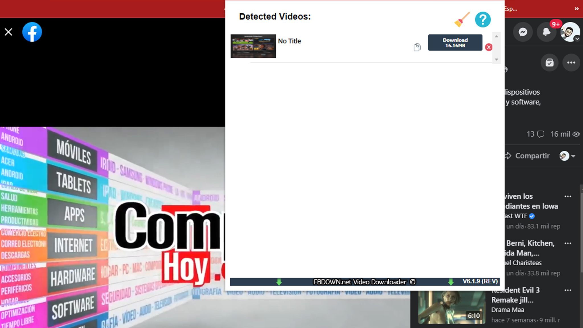 Cómo descargar vídeos de Facebook en PC y móviles Android o iPhone