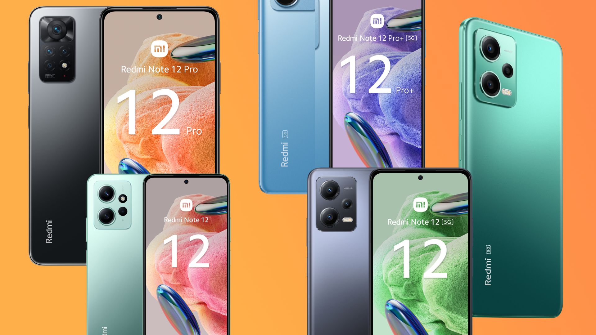 Así es la familia de smartphones Redmi Note 12: 5 modelos para ...