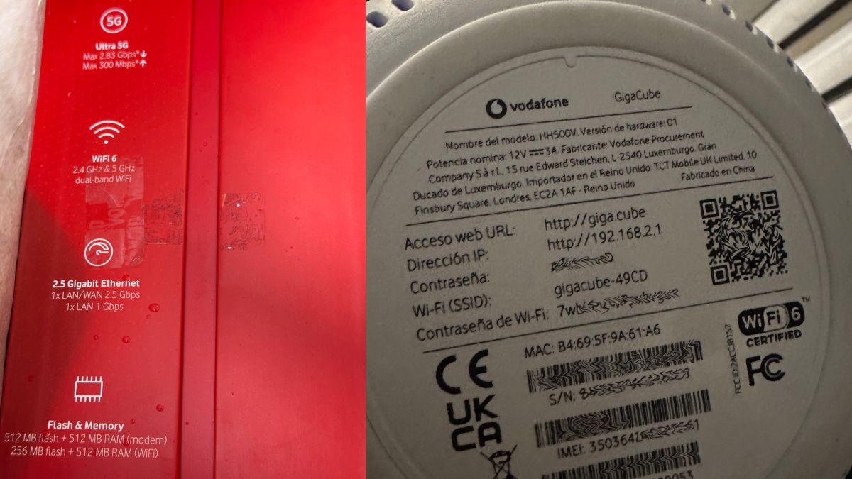 Análisis GigaCube de Vodafone: Review, precio y opinión del router 5G