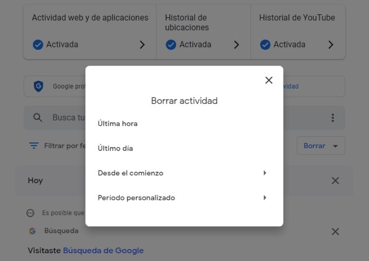 Cómo borrar el historial de búsquedas secreto de Google (y que casi nadie conoce)