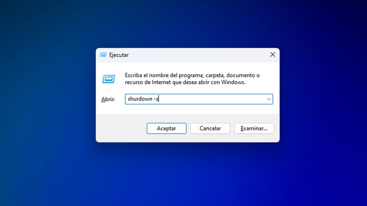 Cómo apagar un ordenador con Windows 11 directamente desde el teclado