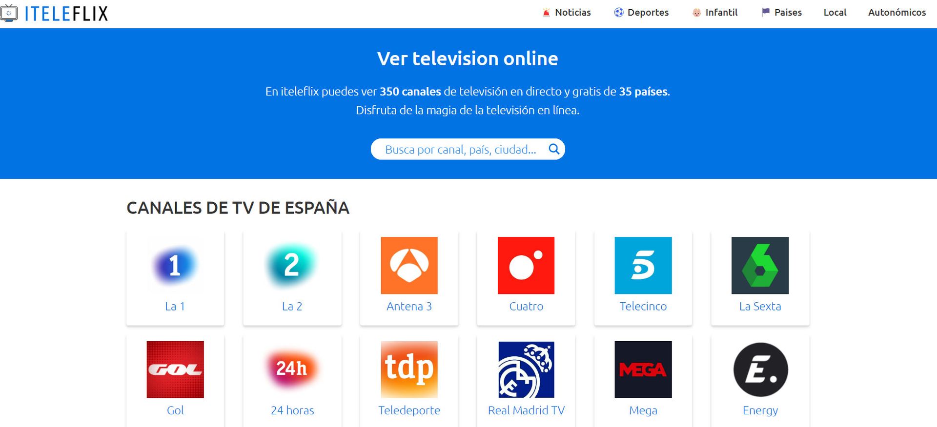 Las mejores webs para ver la TDT sin instalar nada: miles de canales de ...