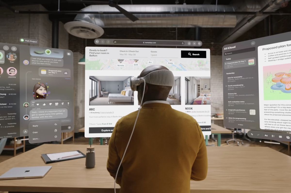 A tres días para que las Vision Pro estén disponibles, Apple elimina ...