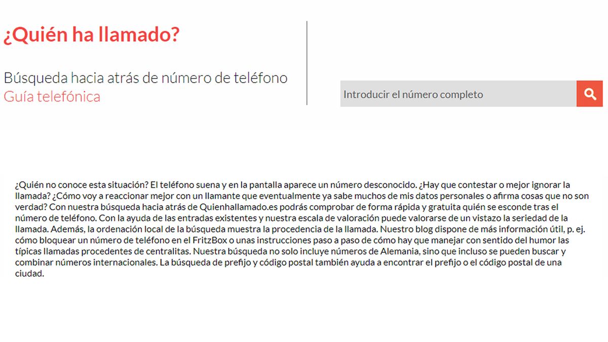 ¿Recibes llamadas de números desconocidos? Así puedes saber quién te ...