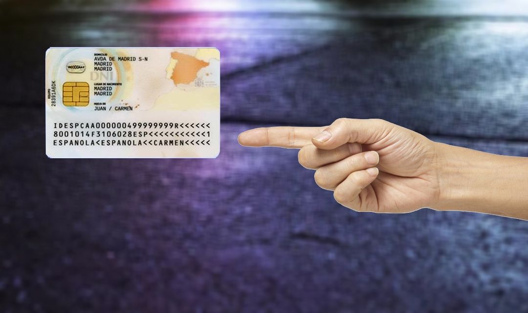 Qué son las tres líneas de códigos que hay en la parte de atrás del DNI