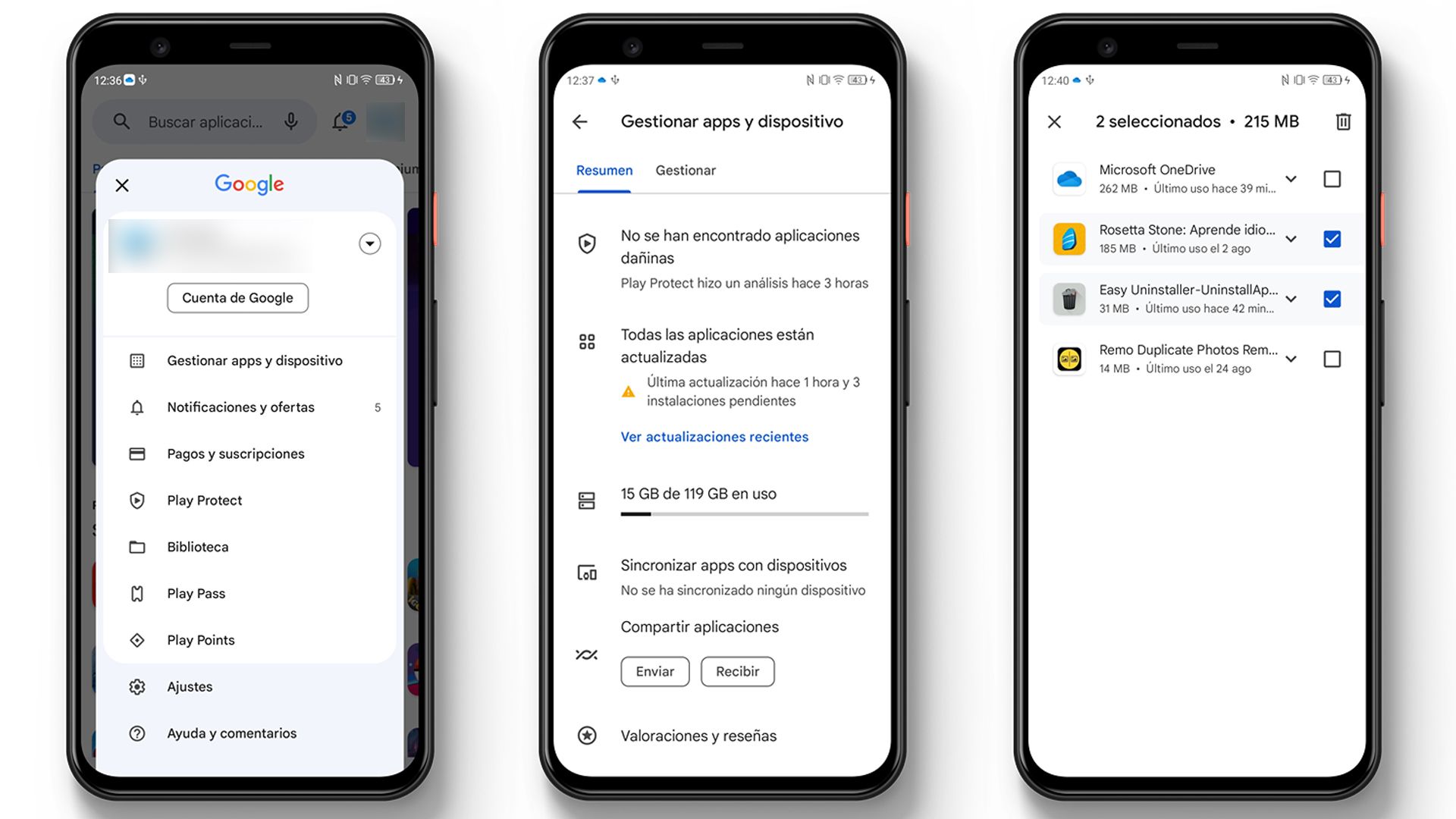 Cómo desinstalar varias aplicaciones a la vez en Android