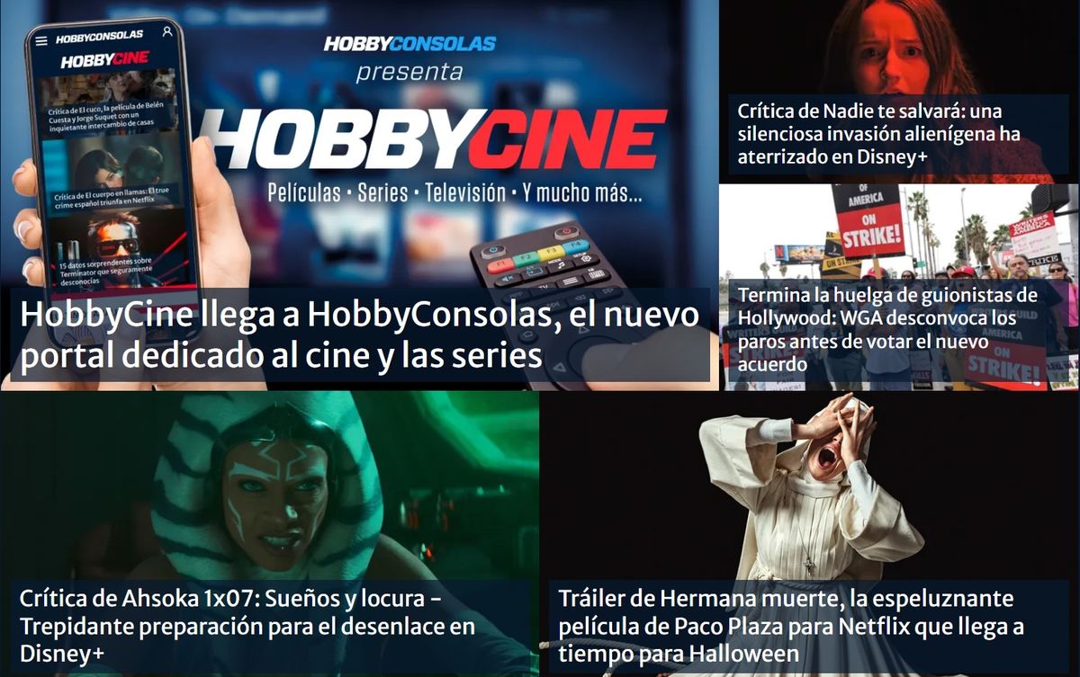 Se estrena HobbyCine, el nuevo portal de HobbyConsolas centrado en el cine y las series