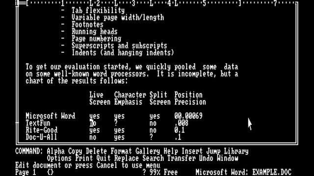Word cumple 40 años y Microsoft lo celebra recordando sus logros