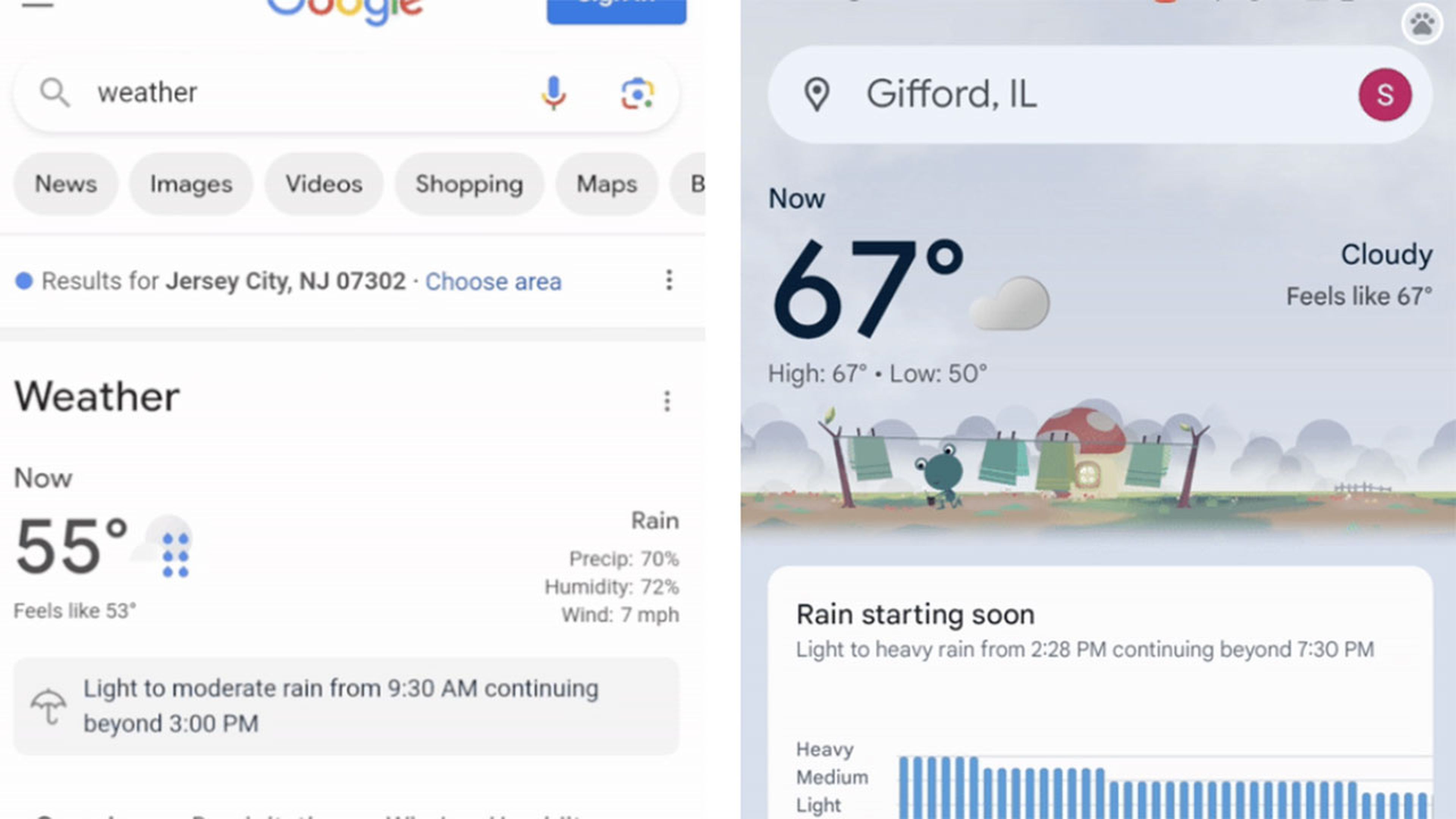 Google admite que no puedes fiarte de la app del tiempo del móvil y ...