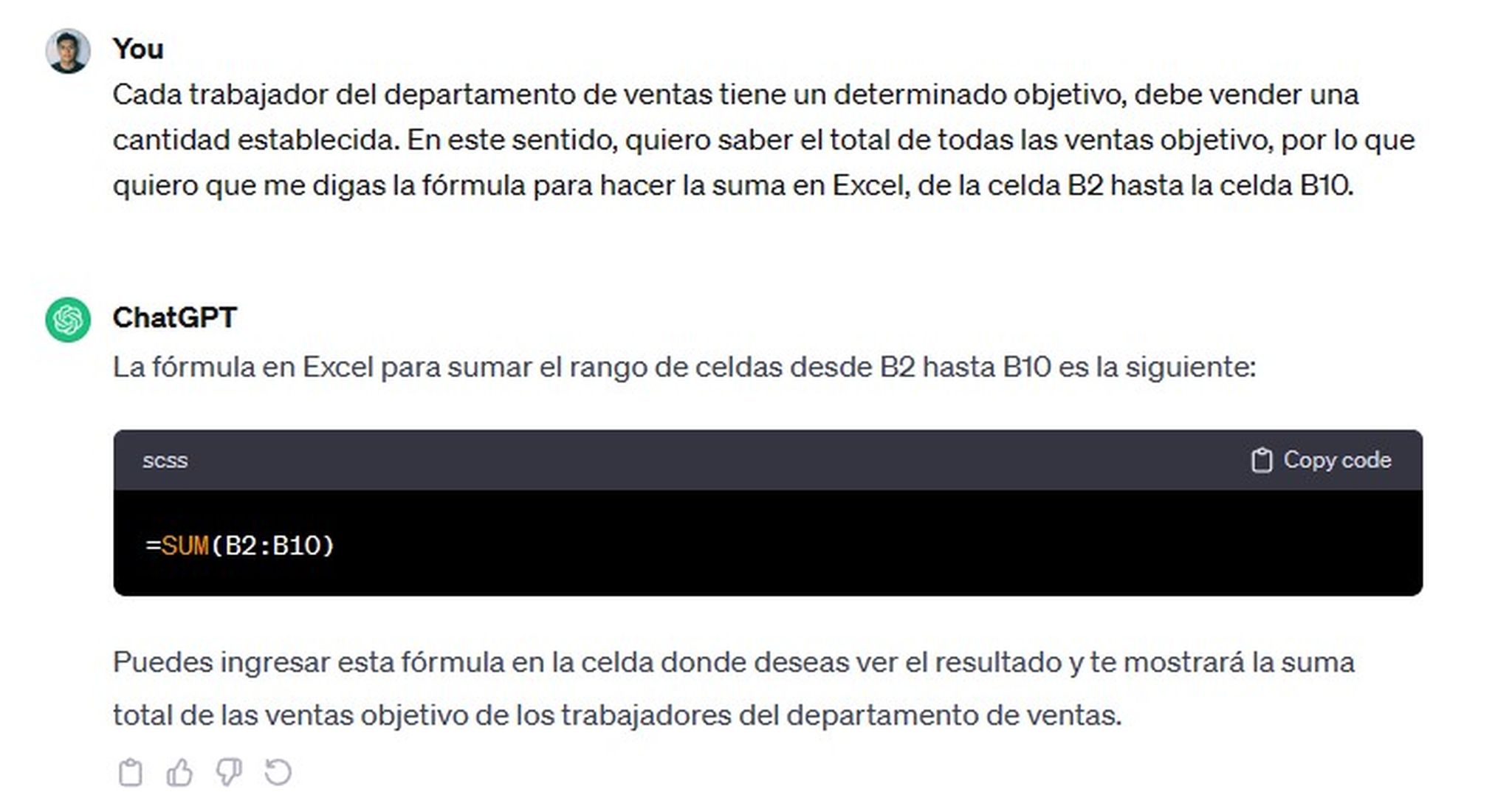 Cómo utilizar ChatGPT para crear fórmulas de Excel y Google Sheets y sacarle el máximo partido