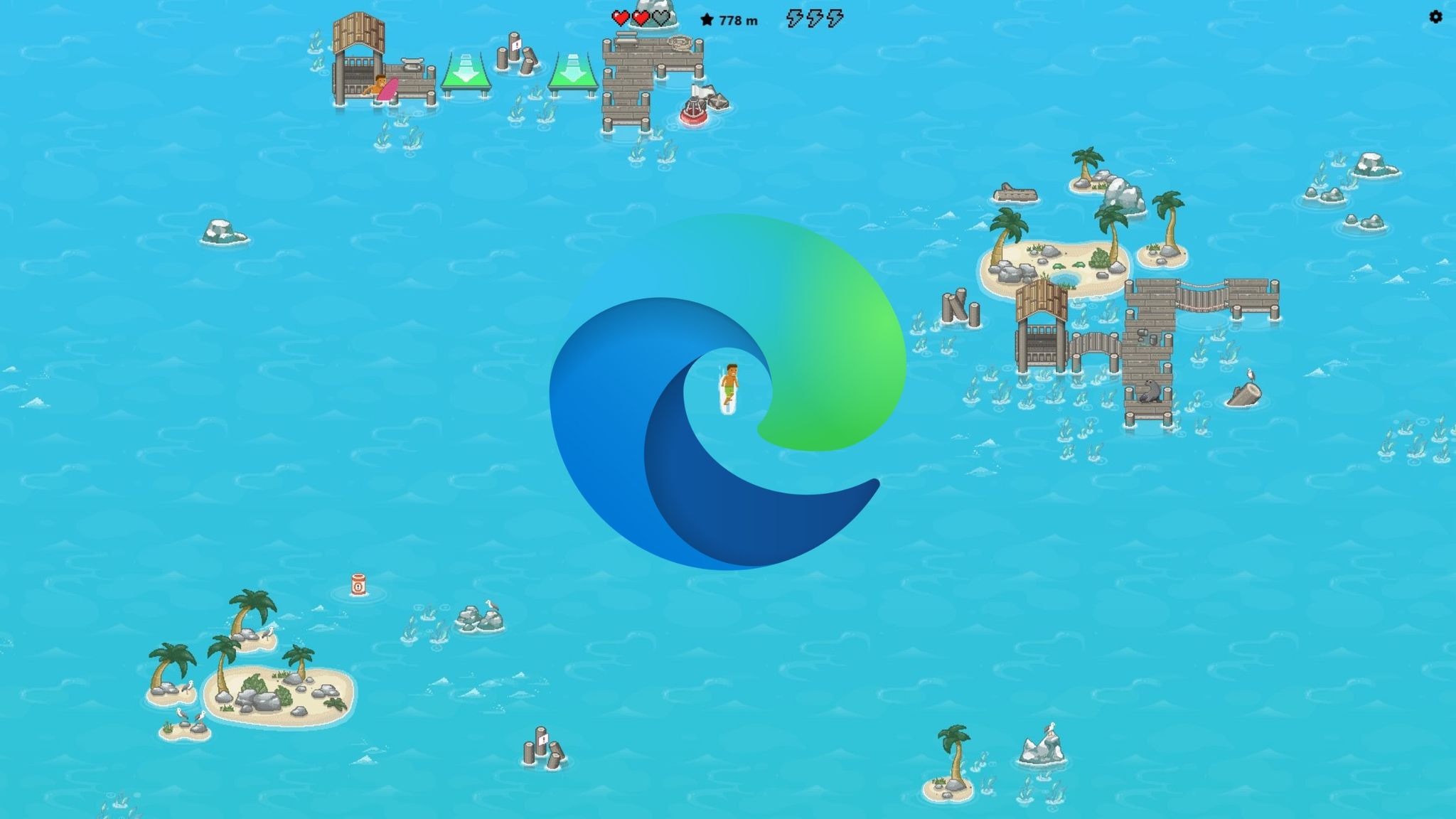 Cómo probar el juego del surf en Microsoft Edge