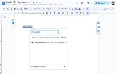 Cómo añadir un archivo PDF a un documento de Google Docs sin perder el ...