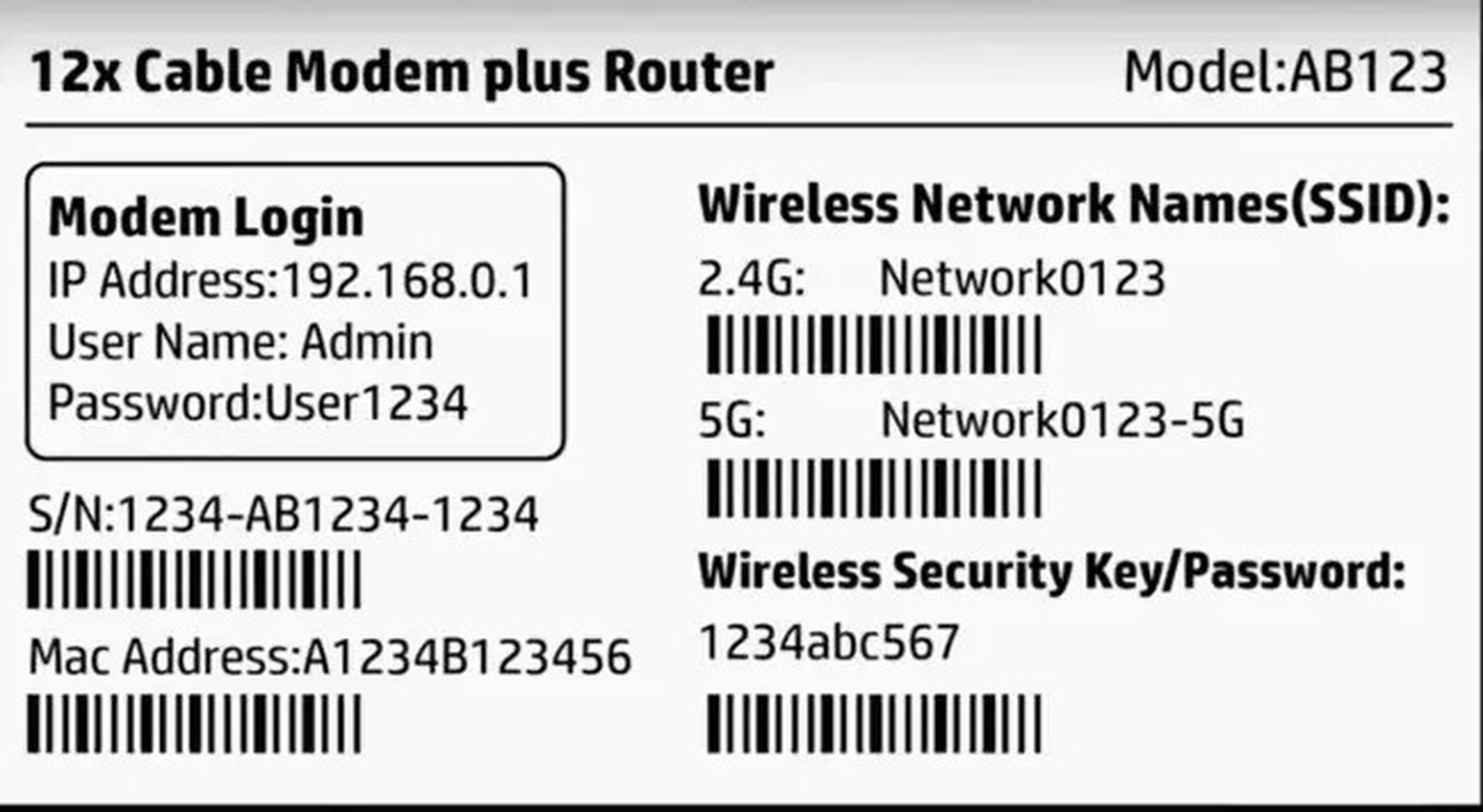 Qué significan todos los códigos de la etiqueta de tu router WiFi