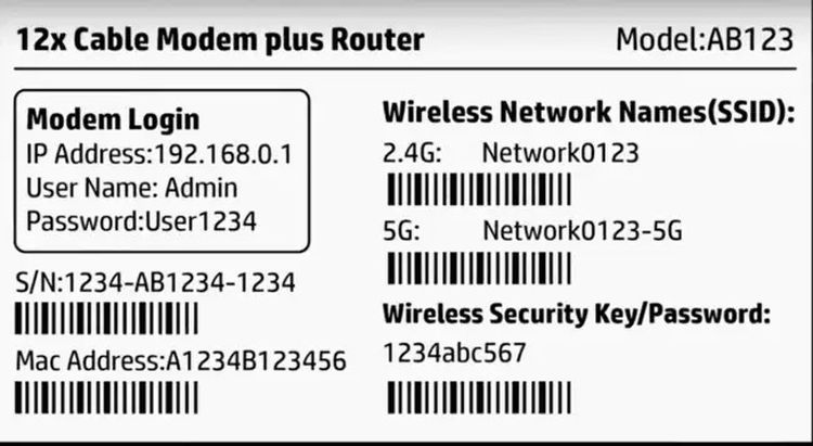 Qué significan todos los códigos de la etiqueta de tu router WiFi
