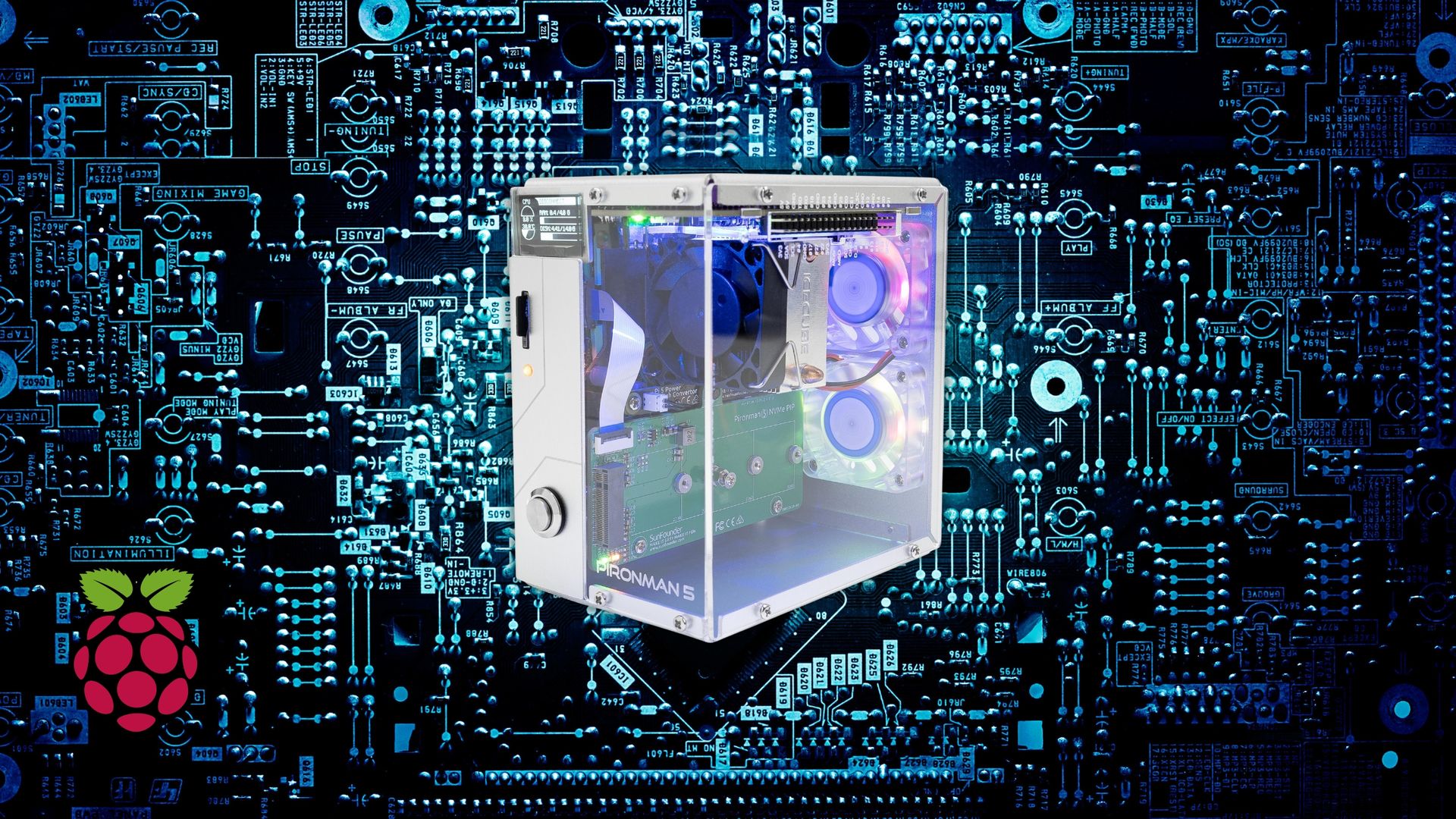 Convierte tu Raspberry Pi en un PC gaming con iluminación RGB, soporte NVMe SSD y refrigeración ...