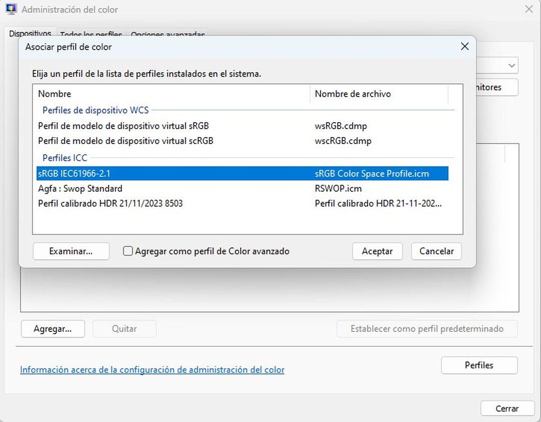 Qué son los perfiles ICC de Windows, para qué sirven y cómo instalar uno
