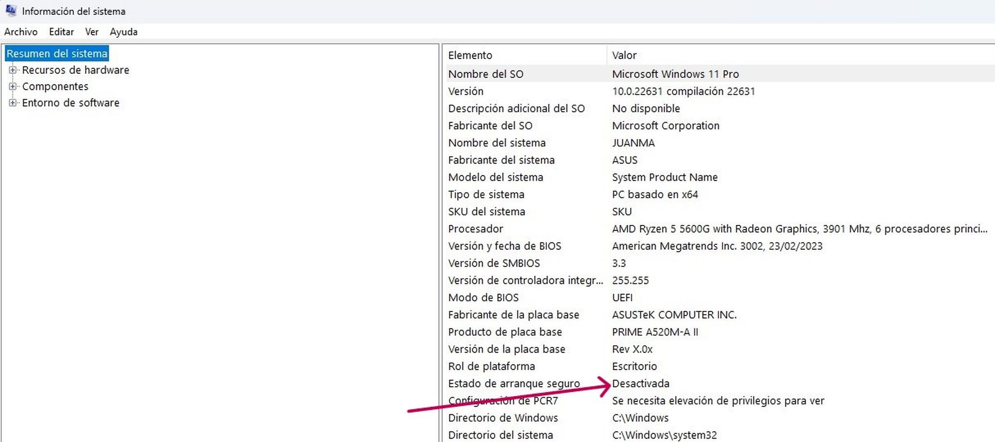 Cómo habilitar el arranque seguro en Windows 11