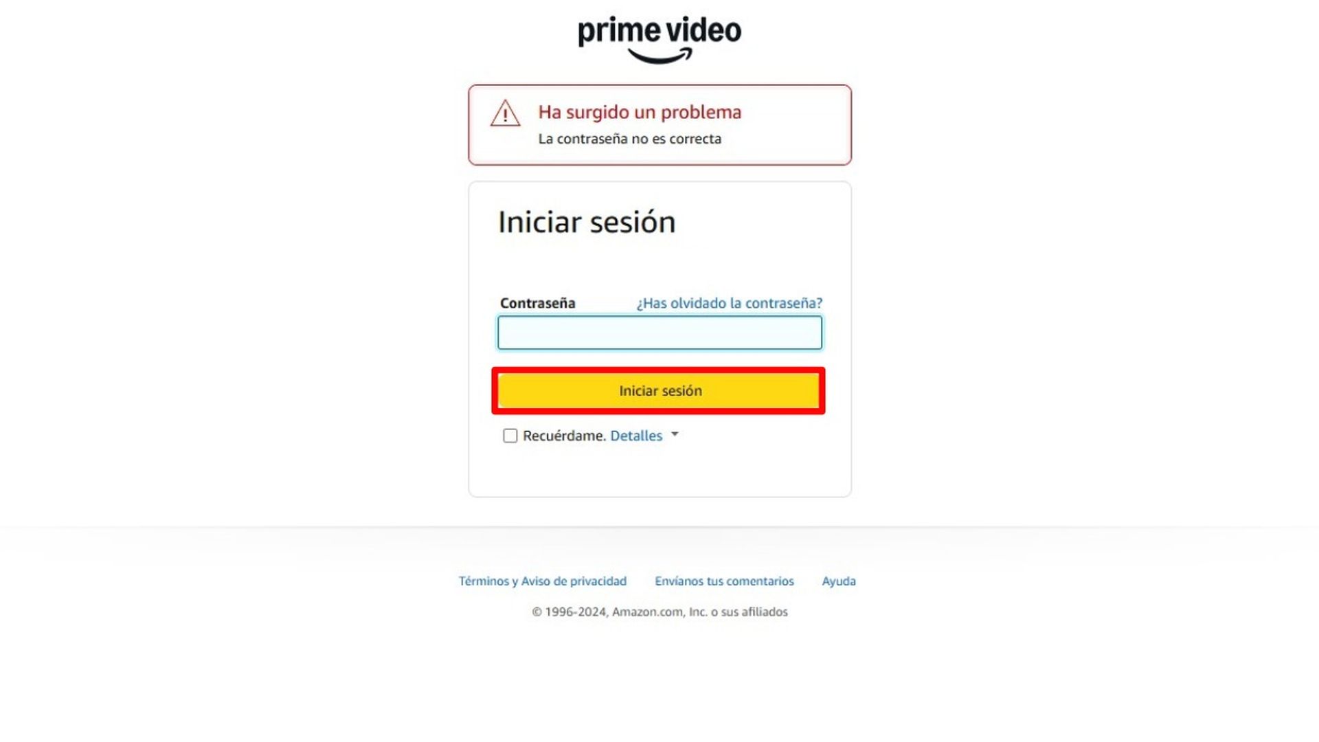 Cómo solucionar el error 5004 de Amazon Prime Video