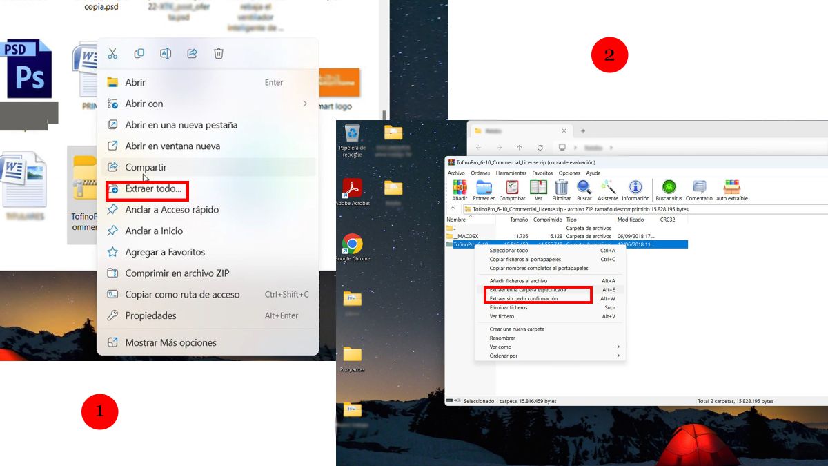 Cómo extraer archivos RAR gratis en Windows y Mac