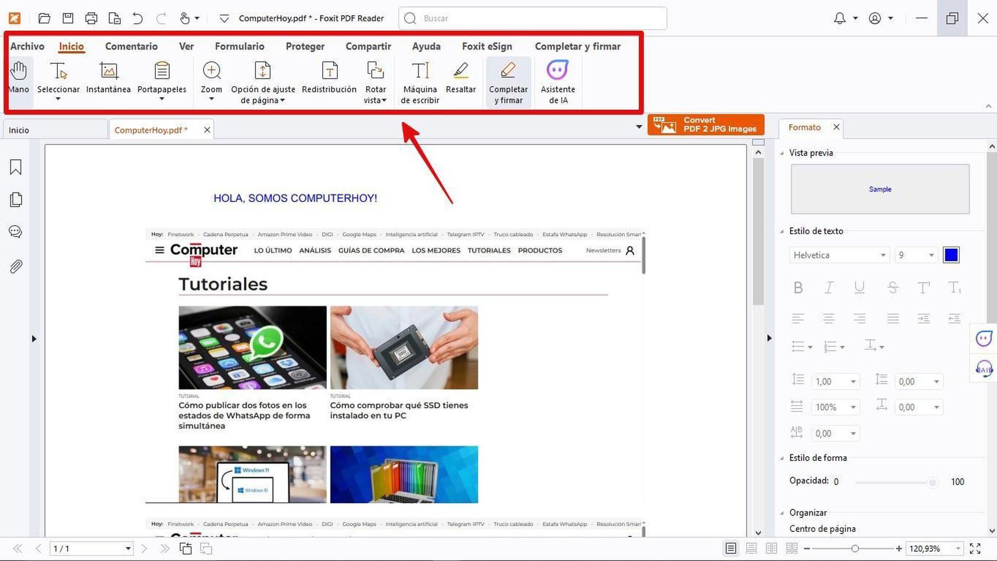 Cómo convertir un PDF en una presentación al estilo PowerPoint
