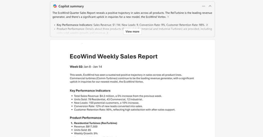 Microsoft Word estrena un resumen automático de documentos con Copilot