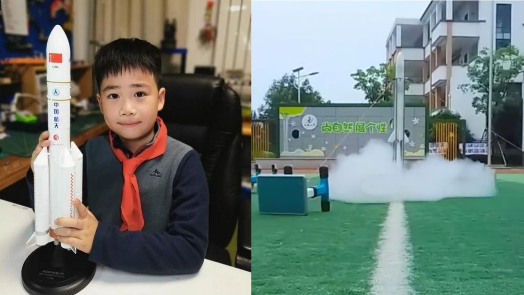 Niño de 11 años escribe 600 líneas de código para lanzar su propio cohete