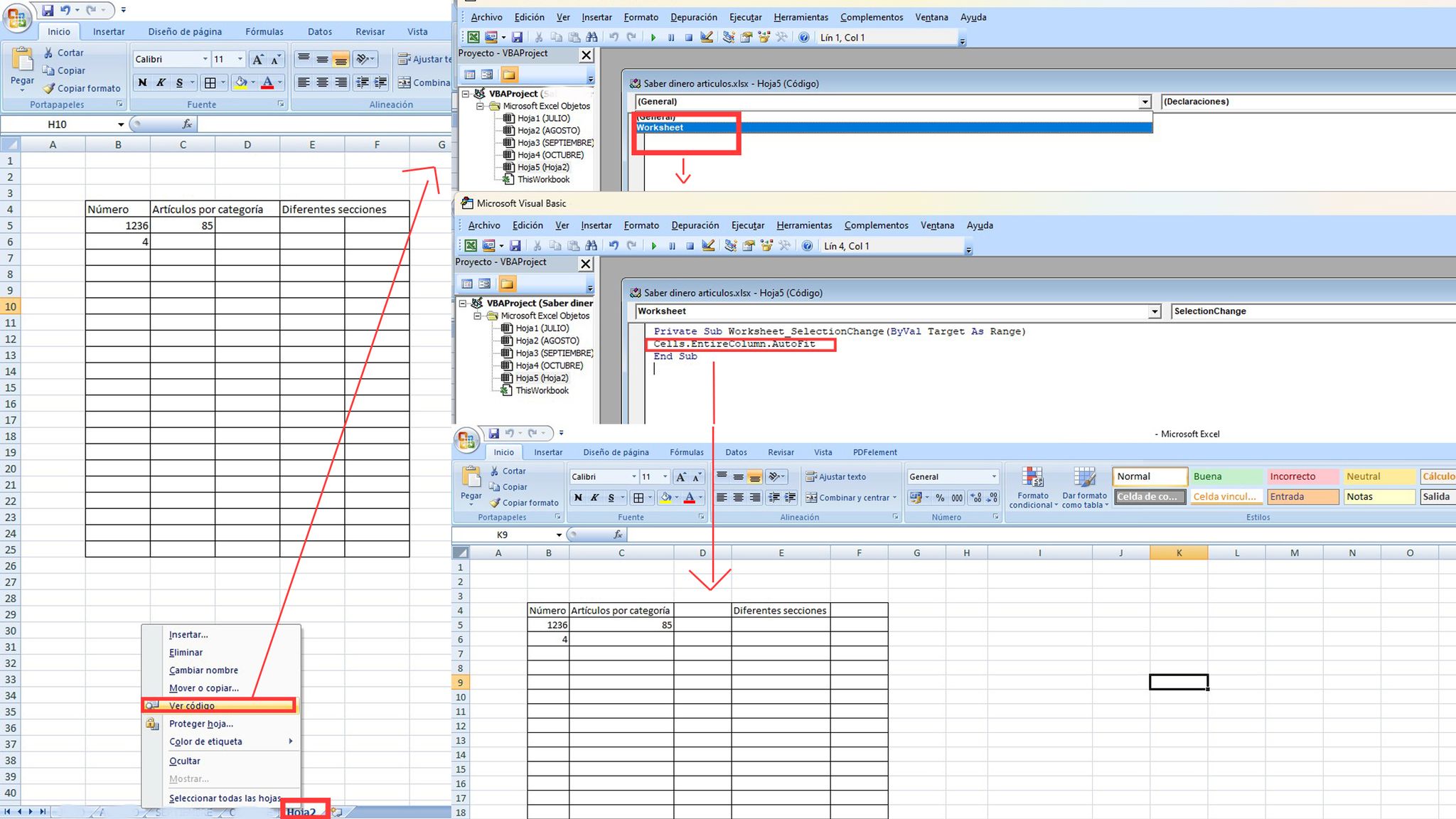 Cómo ajustar las celdas de Excel como un profesional, y no de forma manual