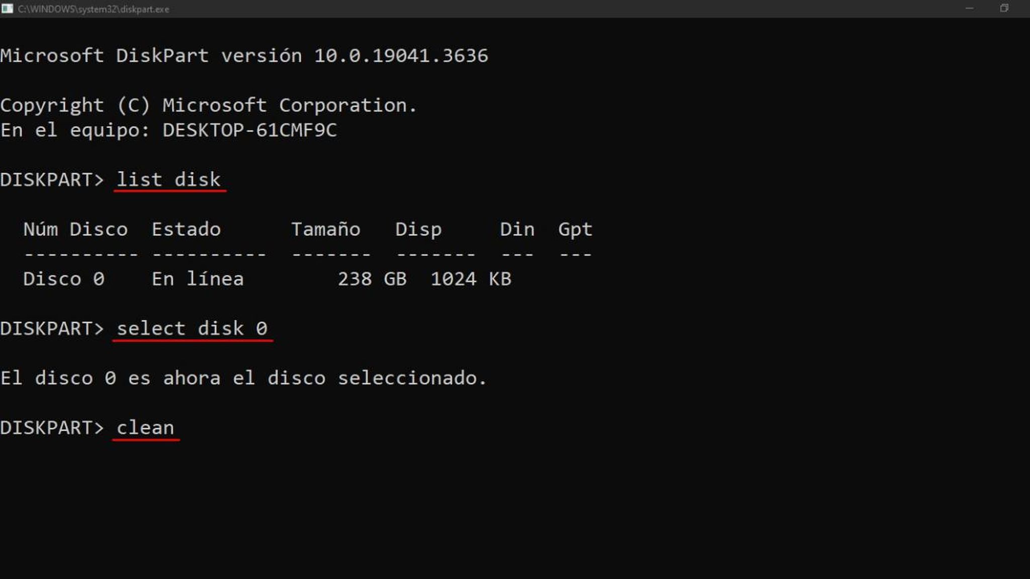 Cómo usar el comando DiskPart para gestionar las particiones en Windows