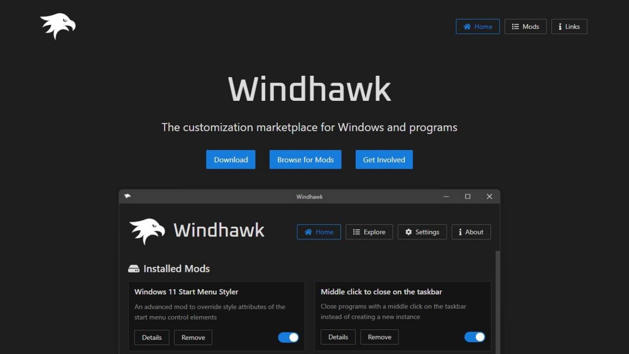 Windhawk: qué es y cómo funciona la app de los mods de Windows