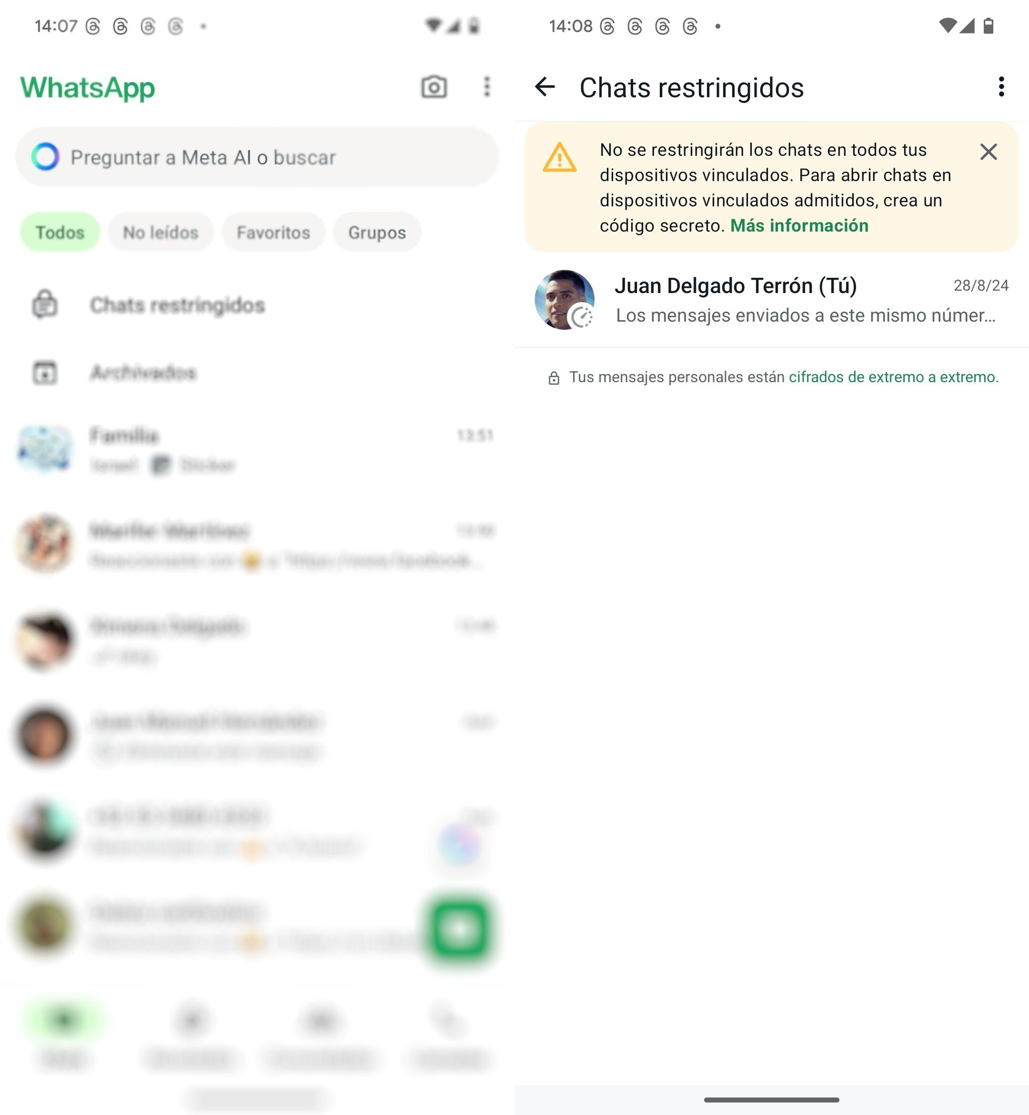 Chat restringido de WhatsApp: cómo se hace, en qué consiste y qué ...