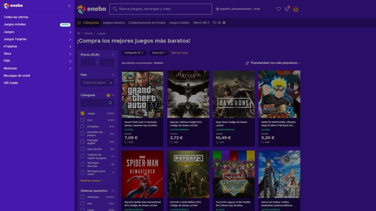 Eneba: qué es, cómo funciona, es seguro comprar, ventajas y desventajas