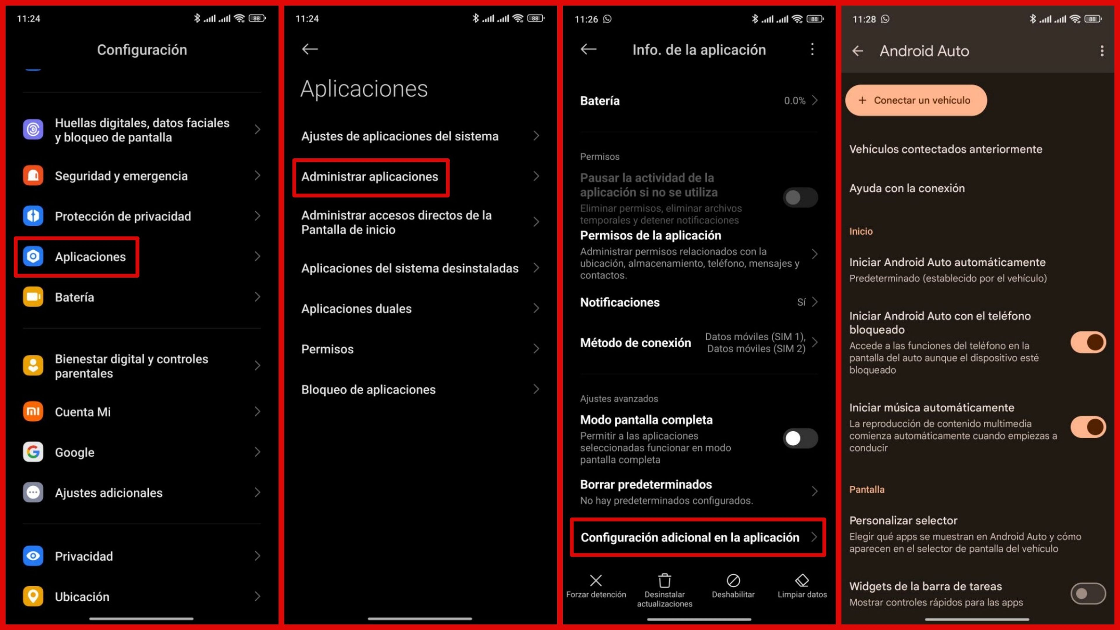No aparece el icono de Android Auto en el móvil: causas y solución