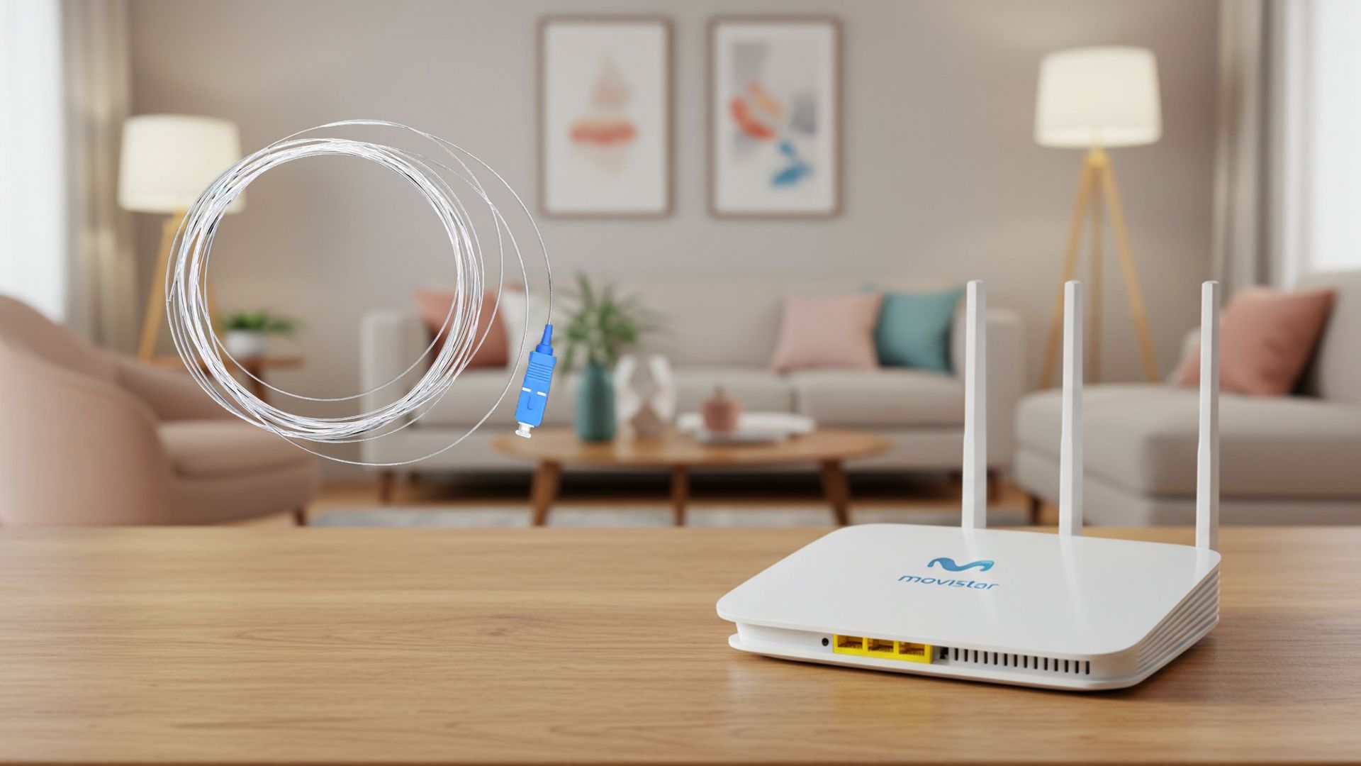 Adiós a los cables Ethernet y a los PLC: así es la fibra FTTR de Movistar para llevar fibra ...