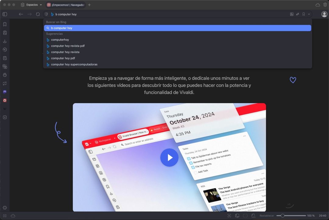 Ni Chrome ni Firefox, la razón definitiva por la que uso Vivaldi para el día a día