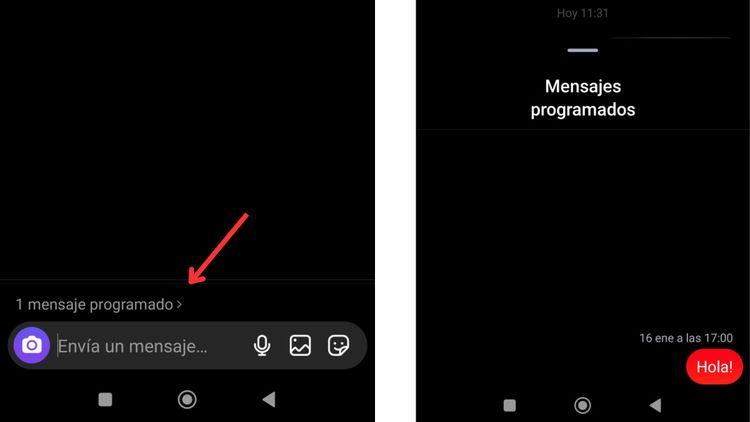 Así es como puedes programar tus mensajes directos en Instagram paso a paso